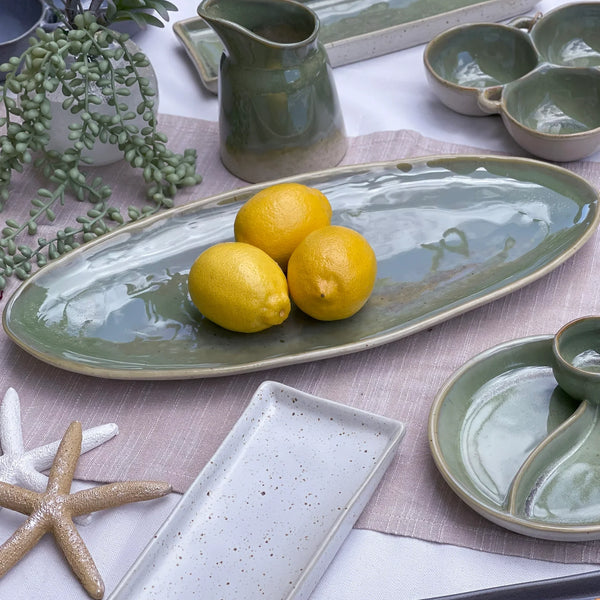 Olive Oval Platter - Handcrafted Stoneware Collection 41cm | Australia ...